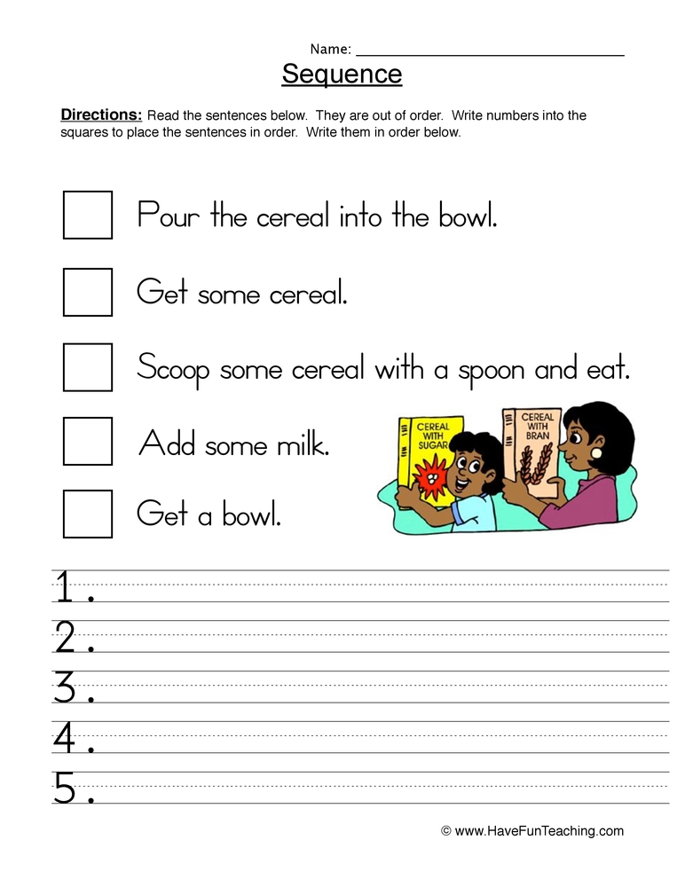 Free Printable Sequencing Worksheets Printable Worksheets Free Printable Sequencing Worksheets Printable Worksheets