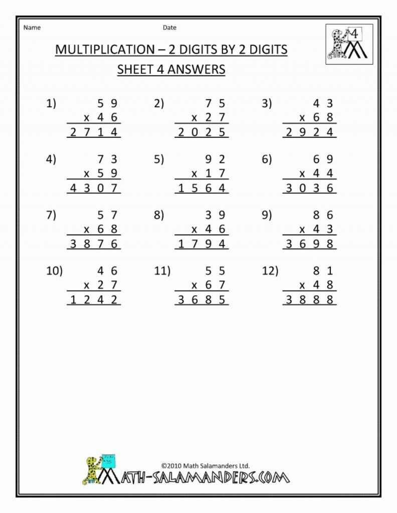 7Th Grade Math Worksheets Printable With Answers Free Printable ...