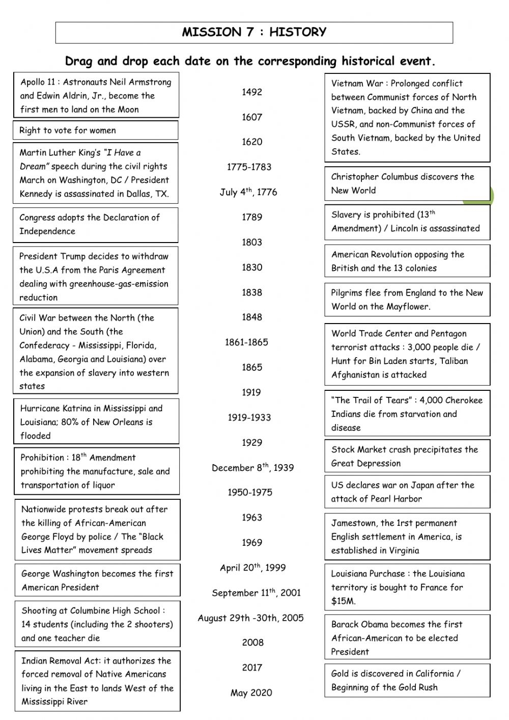 American History Worksheet Printable Worksheets American History Worksheet Printable Worksheets