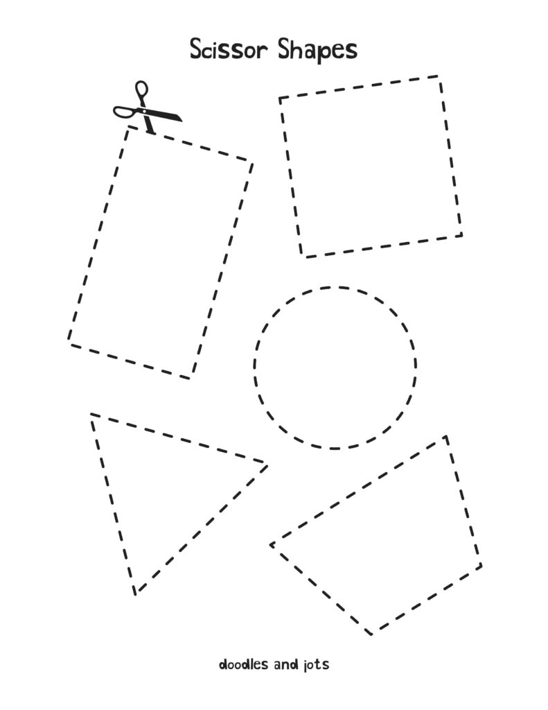 Free Printable Cutting Shapes Worksheets - Printable Worksheets
